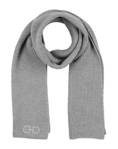 FERRAGAMO Scarf Wool - Grey