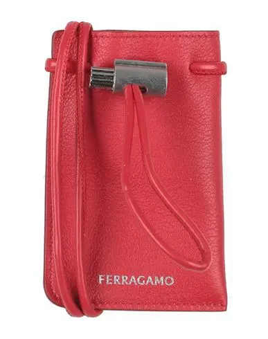 FERRAGAMO Cardholder Leather - Red