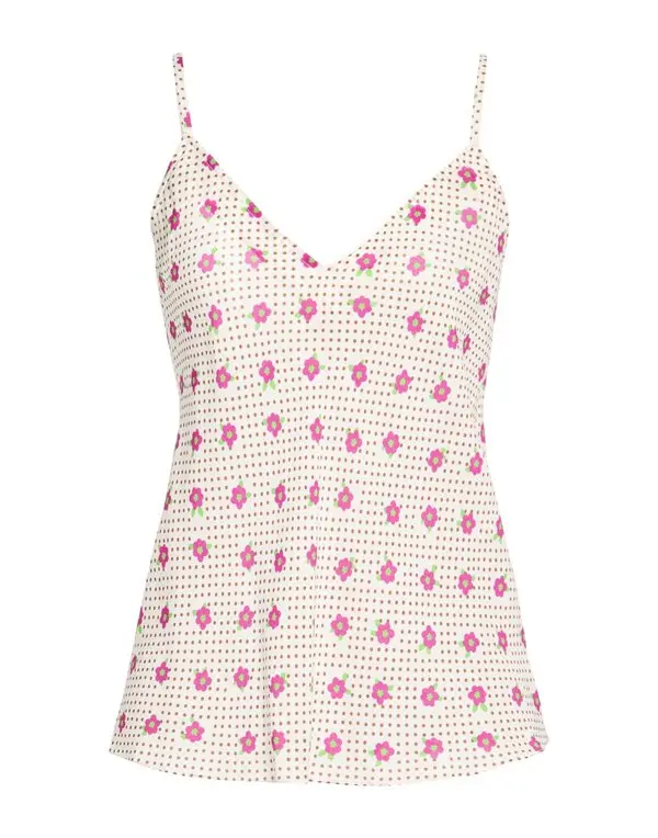Paul & Joe Silk Polka-dot Camisole - White