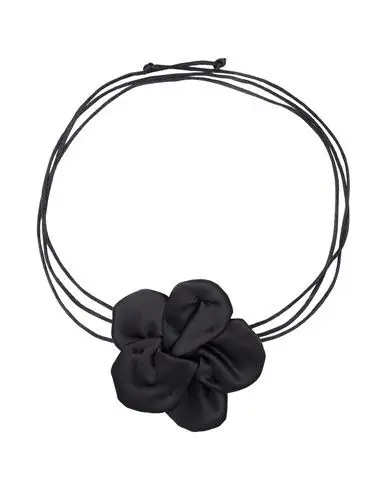 SORIANO VAN GAEVER Textile Necklace - Black