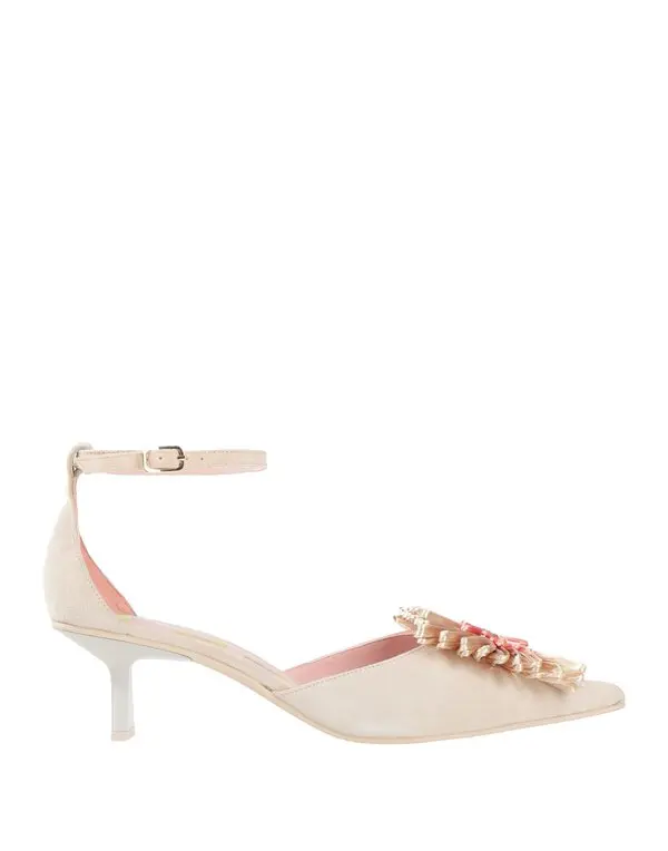 RAS Pumps With Floral Appliqués