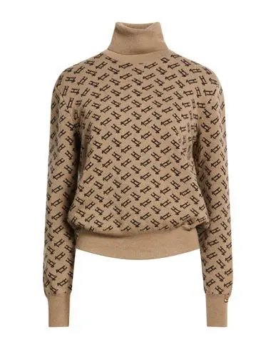 Herno Turtleneck Virgin Wool Top - Beige
