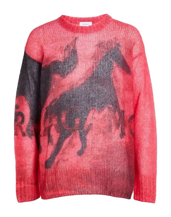FERRAGAMO Sweater In Mohair, Wool, And Polyamide