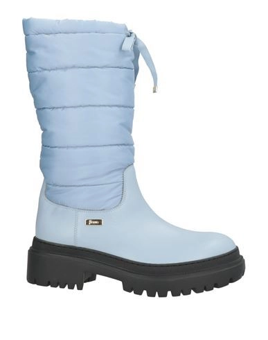 Herno Padded Textile And Leather Boots - Blue