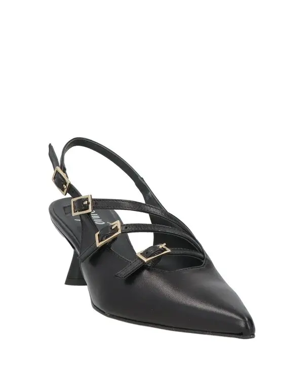 OVYE Leather Slingback Pumps