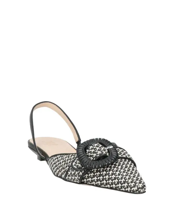 OVYE Slingback Ballet Flats - Black