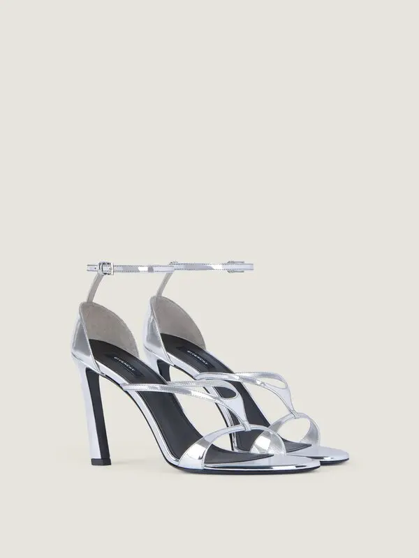 Givenchy Mirror Effect Leather Heeled Sandals