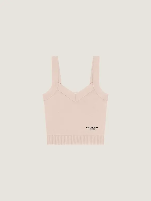 Givenchy Wool And Cashmere Tank Top - Powder