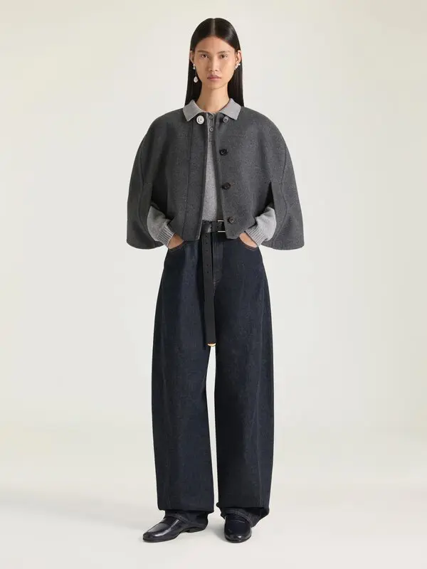 Givenchy Wool And Cashmere Cropped Cape