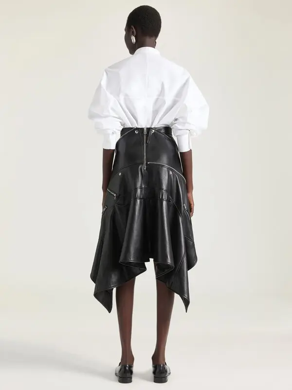 Givenchy Cocoon Slashed Poplin Shirt