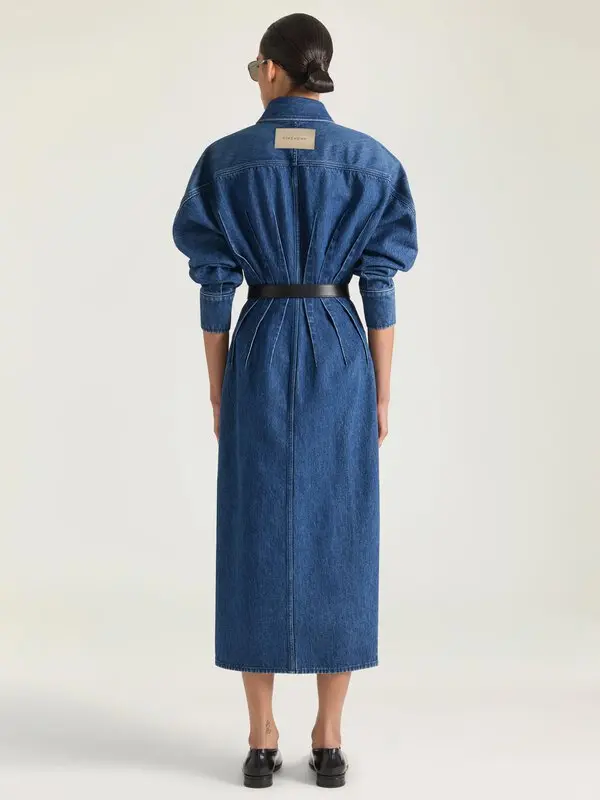 Givenchy Cocoon Denim Dress - Medium Blue - 50% Off