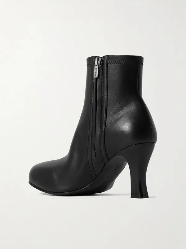 Loewe Bobine Leather Ankle Boots
