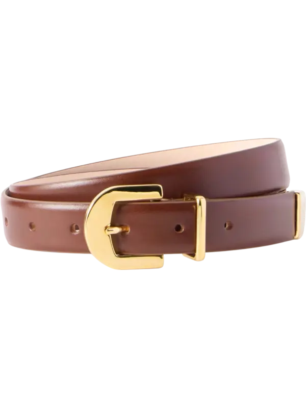 DEHANCHE Indus Leather Belt - Brown