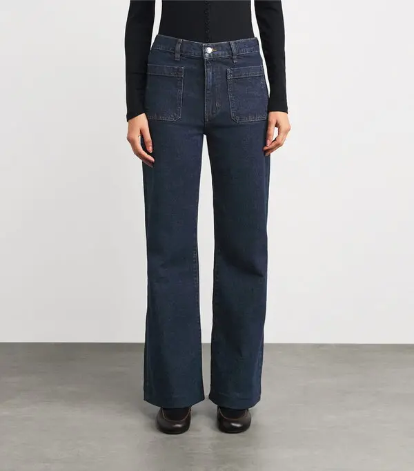 FRAME Refined Flared Jeans - Blue