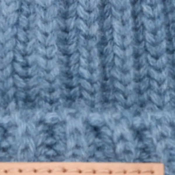 Loewe Cashmere Logo Beanie - Blue