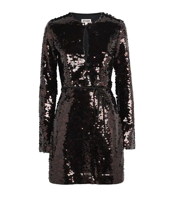Staud Sequin Fifi Mini Dress