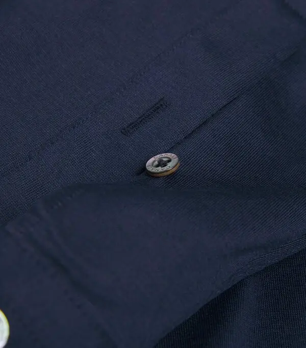 Canali Cotton Cutaway Collar Shirt