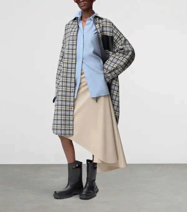 Loewe Wool-silk Draped Shirt