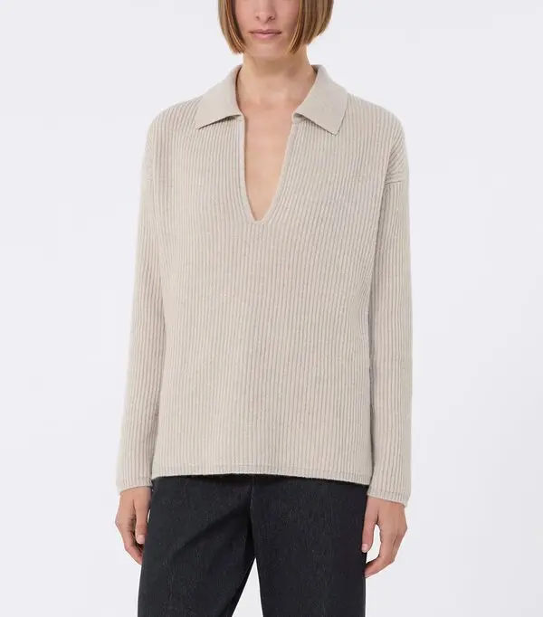 Max Mara Cashmere Collared Sweater