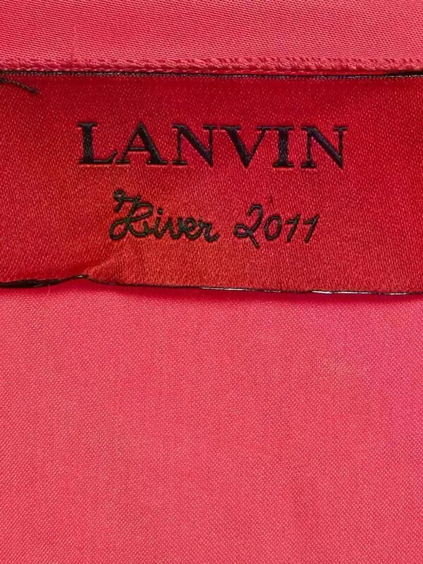 LANVIN Draped Wrap Maxi Dress