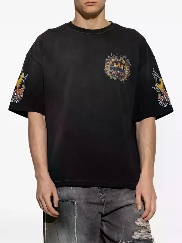 Amiri Flame-graphic T-shirt
