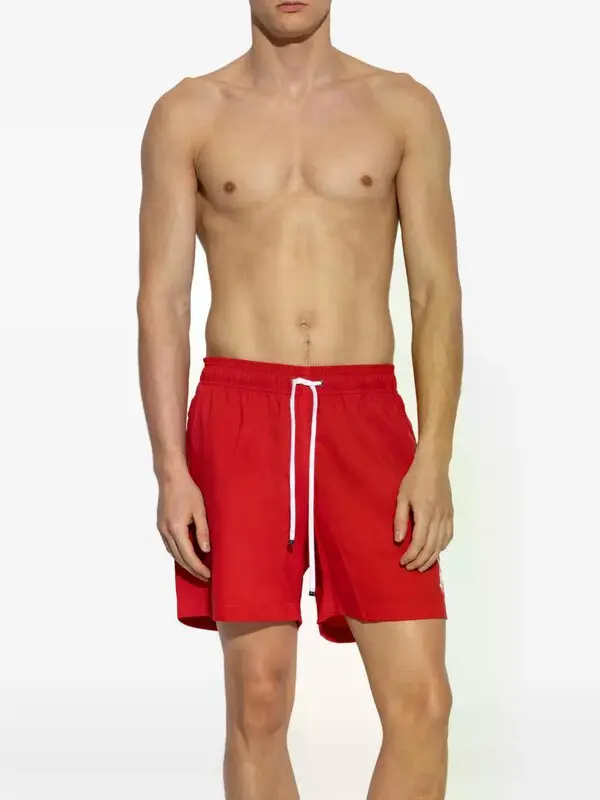 Amiri Logo Drawstring Swim Shorts