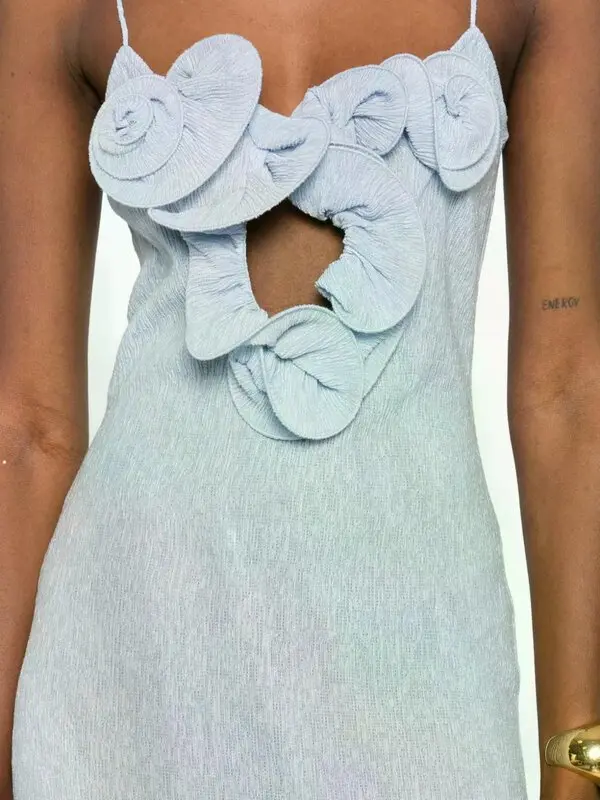 Magda Butrym Floral-appliqué Mini Dress