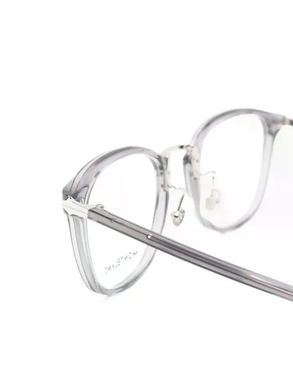 Montblanc Round-frame Glasses - Grey