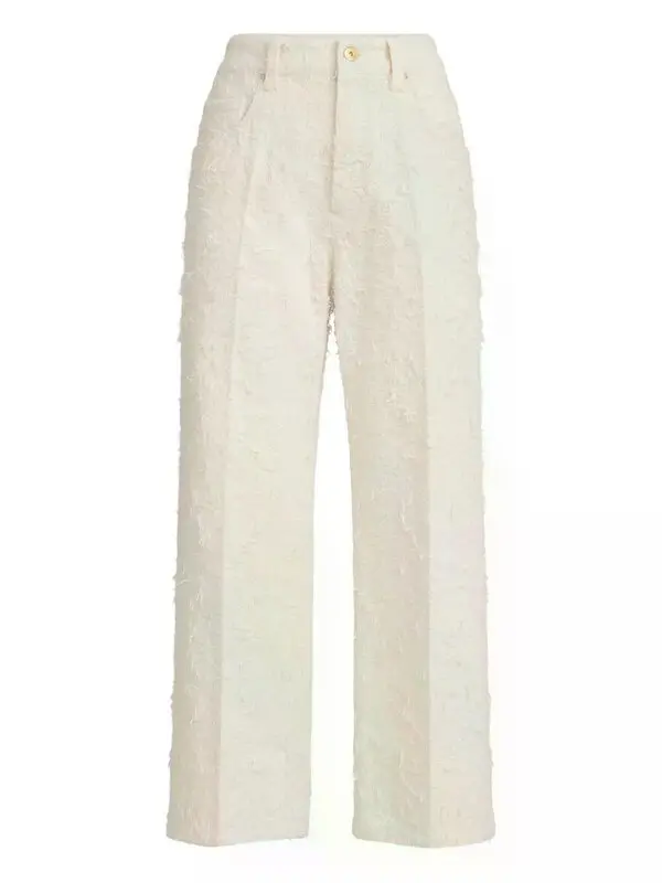 Brunello Cucinelli Fuzzy Trousers - Neutrals