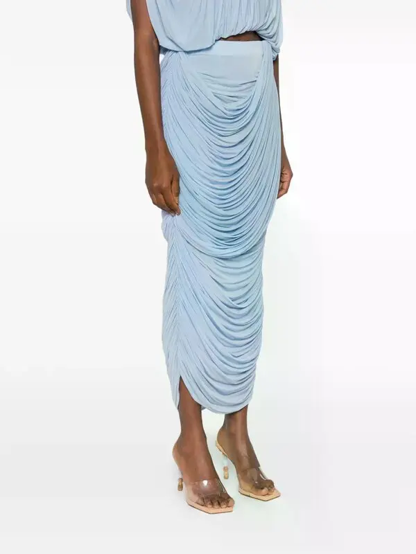 Magda Butrym Draped Midi Skirt