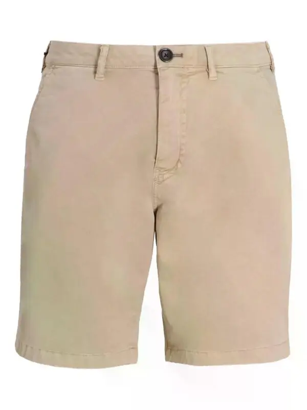Paul Smith Button-fastening Cotton Shorts
