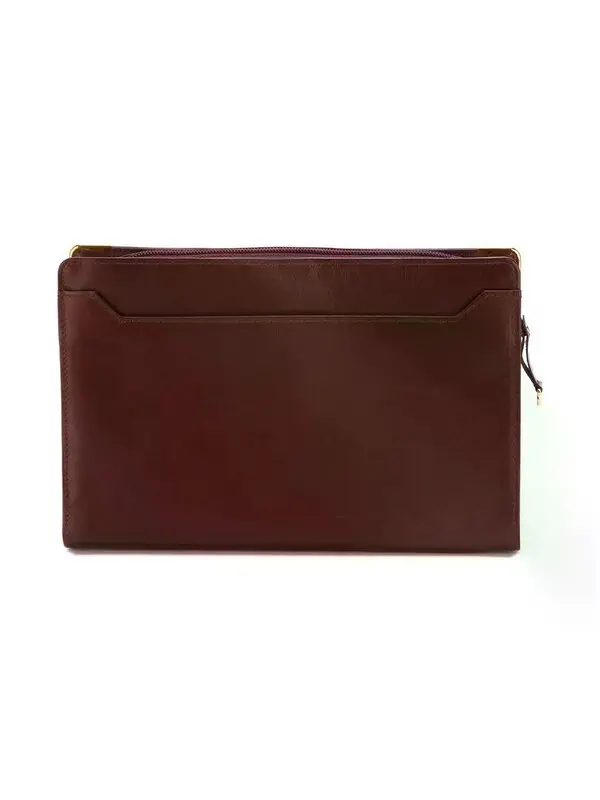 Cartier Embossed Logo Clutch