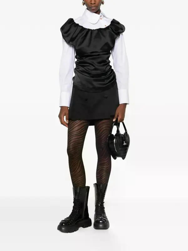 VIVIENNE WESTWOOD Ginnie Draped Top - Black
