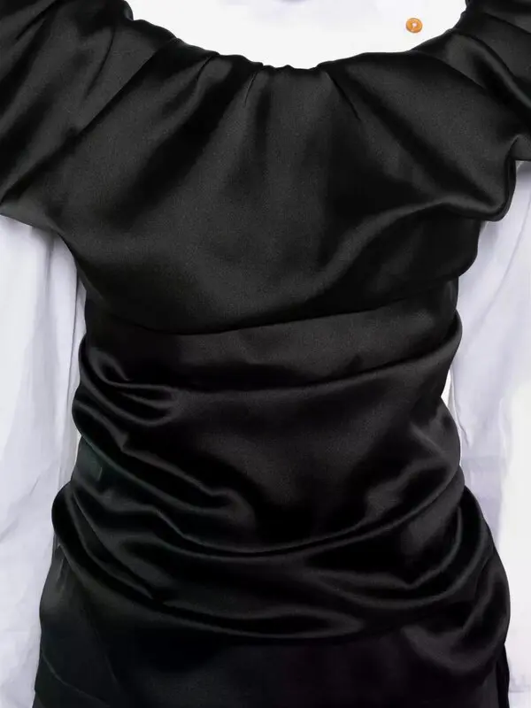 VIVIENNE WESTWOOD Ginnie Draped Top - Black