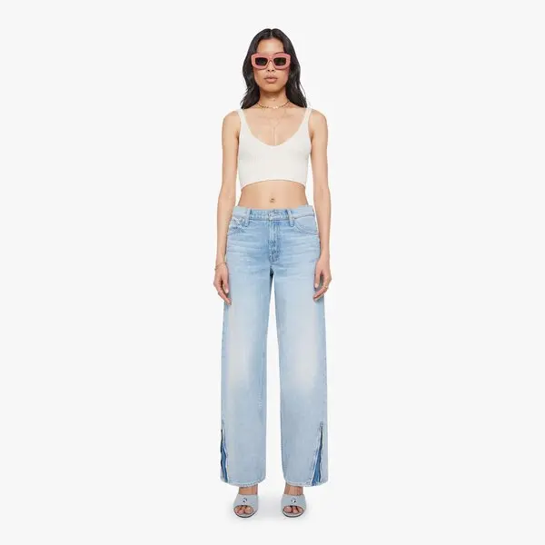 MOTHER The Turn Key Spinner Sneak I Could Care Less Jeans