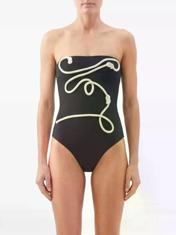 Johanna Ortiz Appliqué Swimsuit