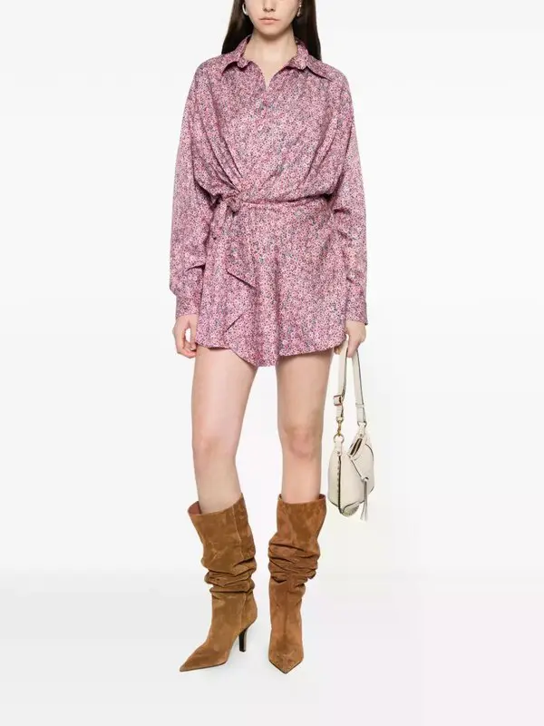 Isabel Marant Étoile Harmony Floral Mini Dress - Pink