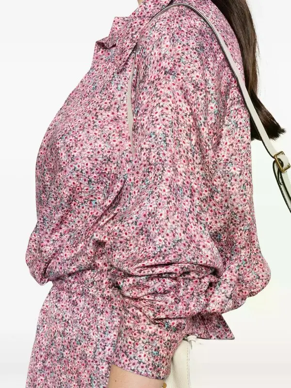 Isabel Marant Étoile Harmony Floral Mini Dress - Pink