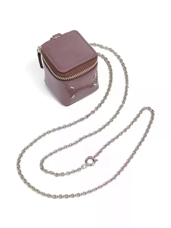 MAISON MARGIELA Mini Cube Chain Bag - Brown