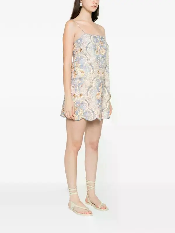Zimmermann Daylight Scallop Mini Dress