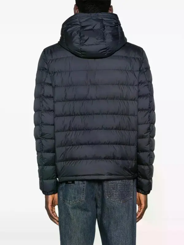 Moncler Quilted Hooded Jacket - Blue