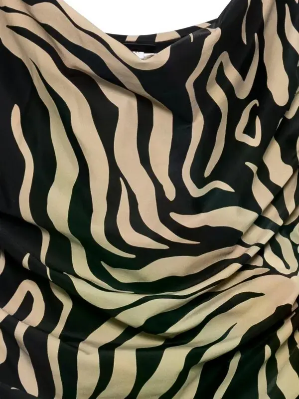 Johanna Ortiz Zebra-print One-piece Swimsuit - Black