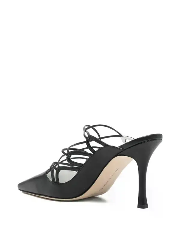 Manolo Blahnik Netas Strappy Mules