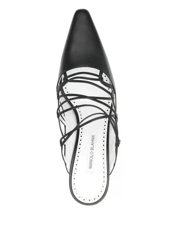 Manolo Blahnik Netas Strappy Mules