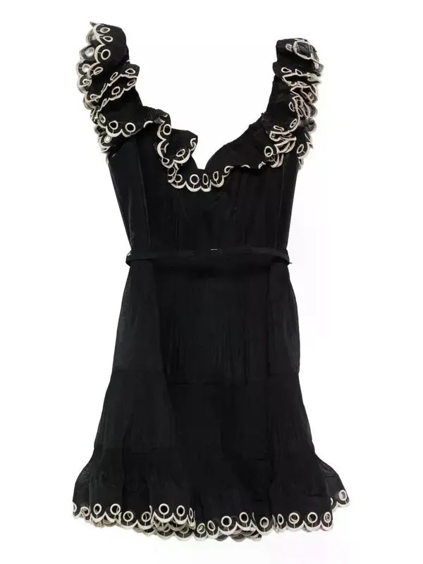 Zimmermann Embroidered Mini Dress