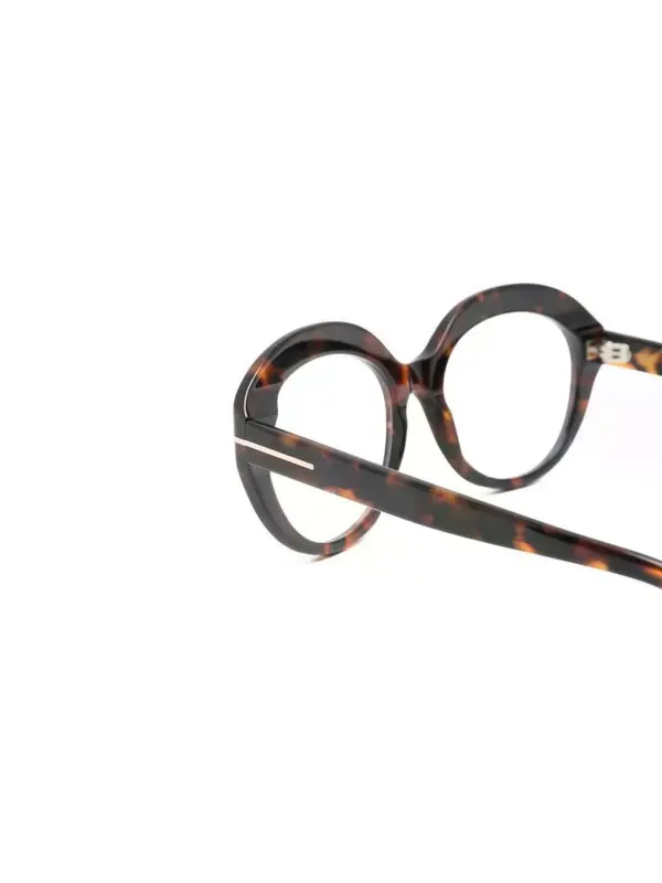 TOM FORD Logo-motif Round-frame Glasses