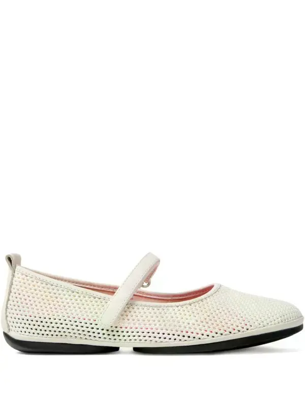 Camper Right Strap Ballet Flats - Neutrals