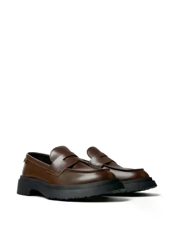 Camper Walden Leather Loafers - Brown