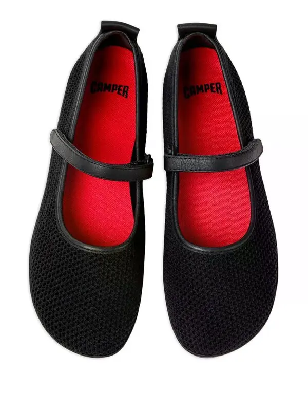 Camper Nina Strap Ballerinas - Black