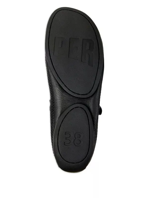 Camper Nina Strap Ballerinas - Black